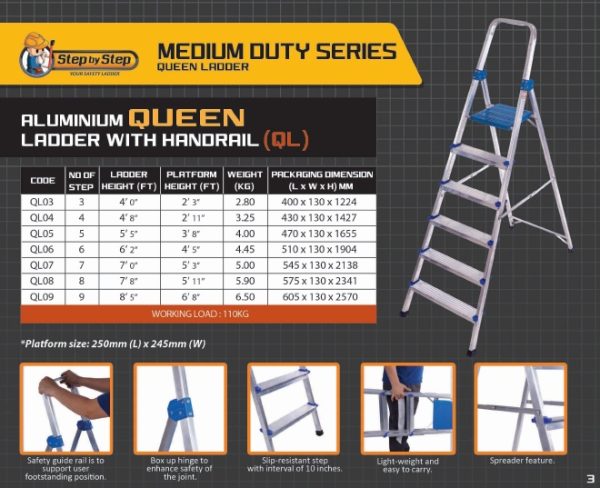 Queen Ladder Malaysia | Queen Ladder Supplier