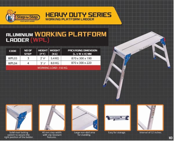 Working Platform Ladder Malaysia | Working Platform Ladder Supplier